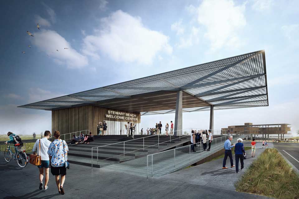 New Pavilion at Stewart Beach Park, ROGERS PARTNERS