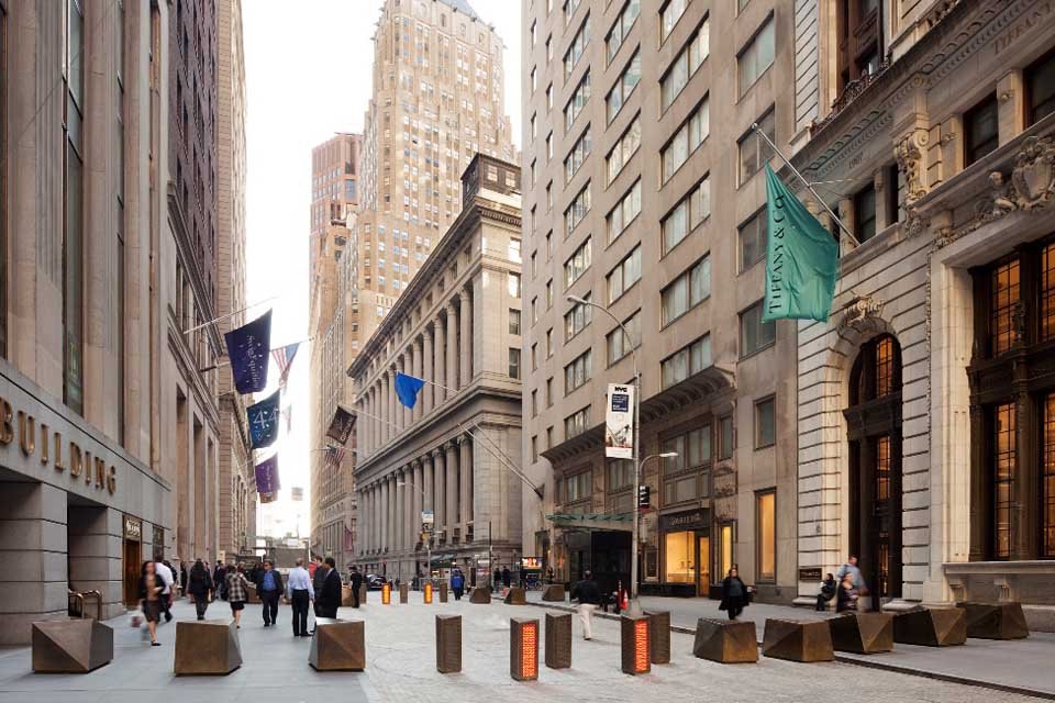 New York Stock Exchange Streetscapes – New York – Public Realm