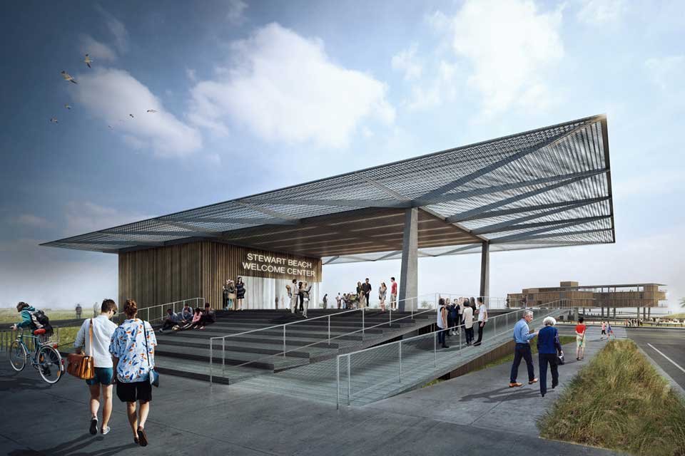 New Pavilion at Stewart Beach Park, ROGERS PARTNERS